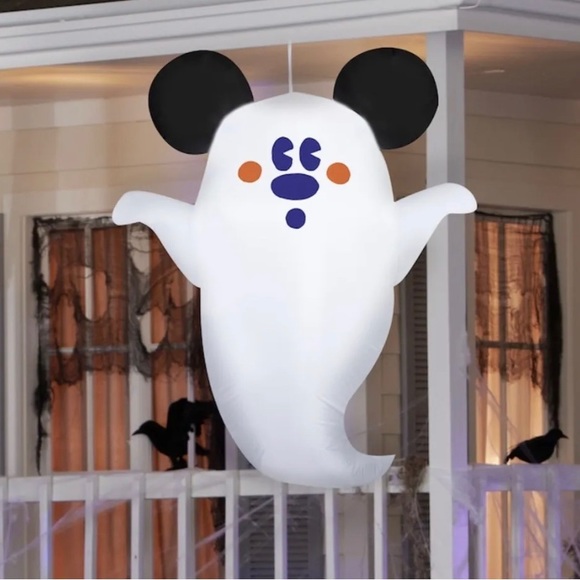 Disney | Holiday | Disney Halloween Mickey Mouse Ghost Hanging Airblown ...